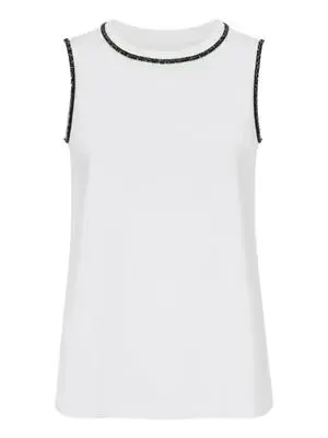 MAX MARA Max Mara Bead-Embellished Vest Top