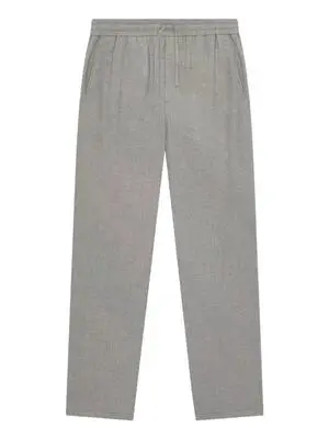 LES DEUX Melange Drawstring Trousers - Grey