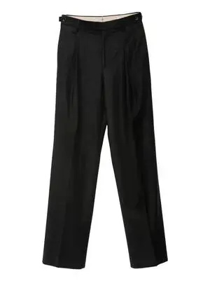 BERWICH Pleated Trousers - Black