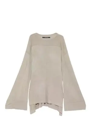 JULIUS Panelled Long-sleeve T-shirt - Neutrals
