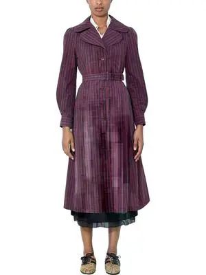VIVIENNE WESTWOOD Belted Button-down Trench Coat