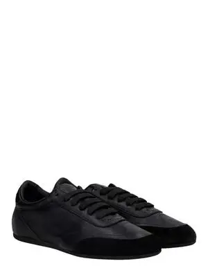 DOLCE & GABBANA Dolce & Gabbana Suede-Panelled Leather Sneakers
