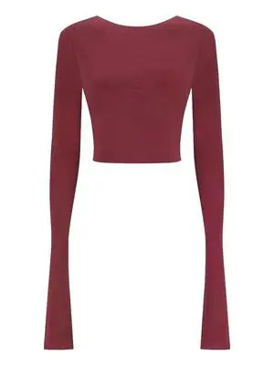 ANDAMANE Lia Open-back Crop Top