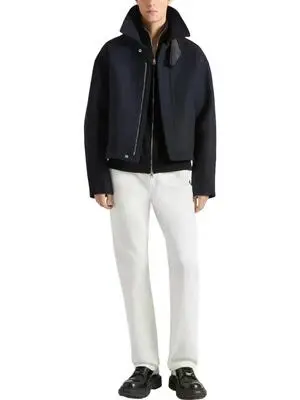 Givenchy Couture Seam Wool Jacket - Blue