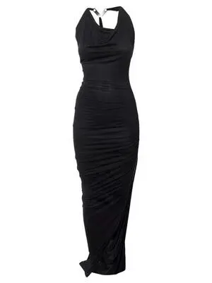 RICK OWENS Rick Owens Ruched Jersey Maxi Dress