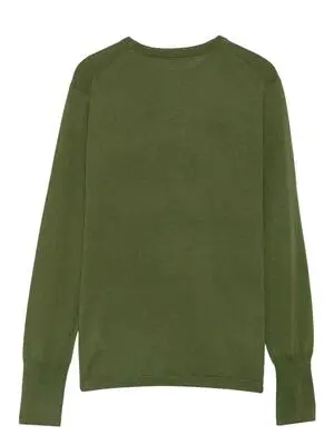 Aspesi Long-sleeve Crew Neck Sweater - Green