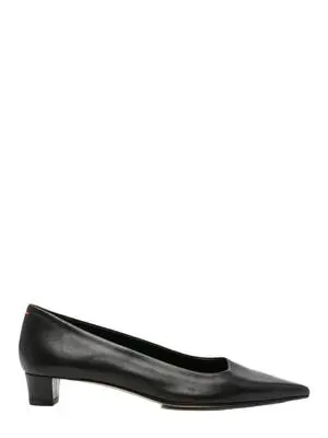 AeydĒ Pointed-toe Block-heel Pumps - Black
