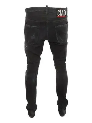 Dsquared2 Super Twinky Distressed Jeans - Black