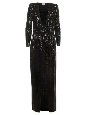 ELISABETTA FRANCHI Elisabetta Franchi Sequinned Wrap Dress