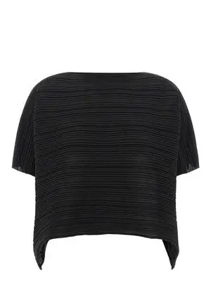 Issey Miyake Paper Bounce Blouse - Black