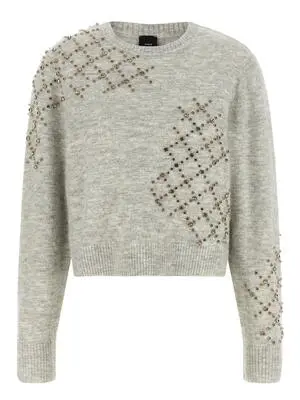 PINKO Rhinestone Sweater