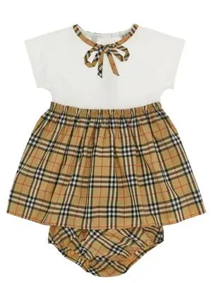 Burberry Deborah' Bloomer Dress + Short Set - Beige