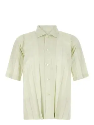 Issey Miyake Edge' Shirt - Green