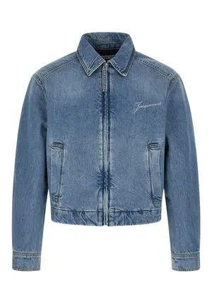 Jacquemus La Veste De-nîmes Canevas' Jacket - Blue