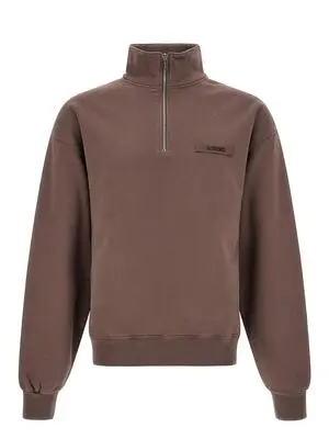 Jacquemus Le Camionneur Gros-grain' Sweatshirt - Brown