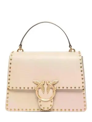 PINKO Love Birds Stud-embellished Tote Bag
