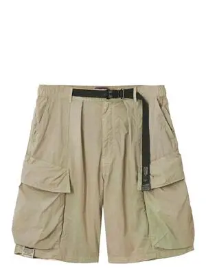 AFTERMATHS Belted Cargo Shorts - Neutrals