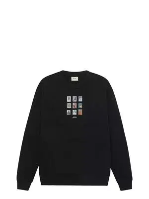 LES DEUX Graphic-print Sweatshirt - Black