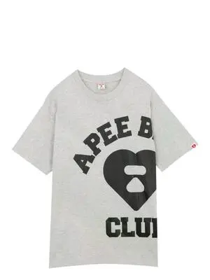 APEE™ BY *A BATHING APE® Heart Logo T-shirt - Grey