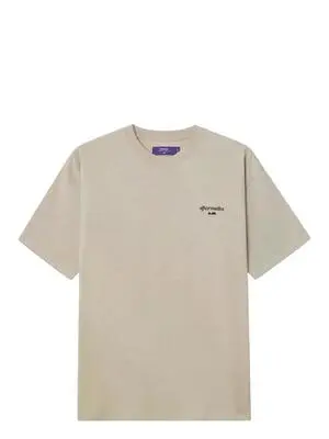 AFTERMATHS Logo-motif T-shirt - Neutrals