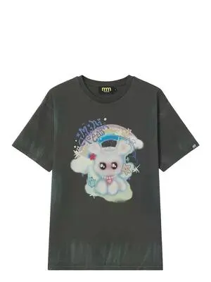 MINI CREAM Graphic-print T-shirt - Grey