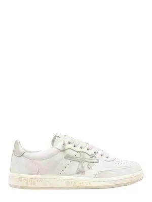 Premiata Logo-patch Sneakers - Grey