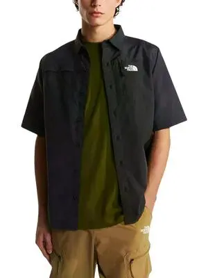 The North Face Logo-print Zip-pocket Shirt - Black