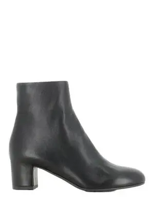 DEL CARLO Block-heel Ankle Boots - Black