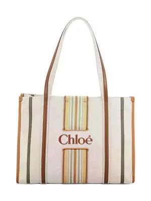 Chloé Woody Loop Tote Bag - Neutrals