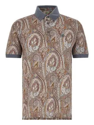 Etro Arnica Paisley' Polo Shirt - Multi