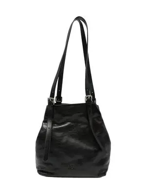 AUTENTICA 504 Galatea Pebbled-Leather Shoulder Bag