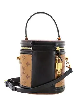 LOUIS VUITTON Reverse Monogram Canvas Cannes Satchel - Brown