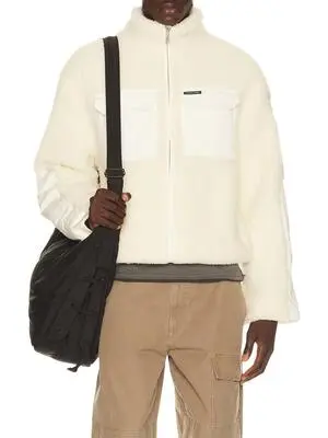 Canada Goose Harrier Fleece Jacket In White - Bone