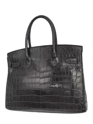 HERMÈS 2012 Birkin 30 Crocodile Leather Tote Bag