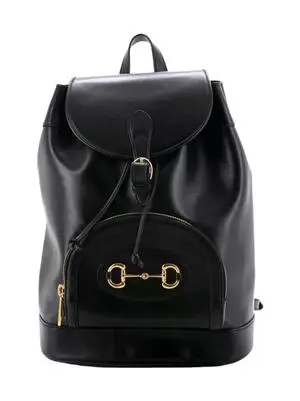 GUCCI Gucci Horsebit 1955 Leather Backpack