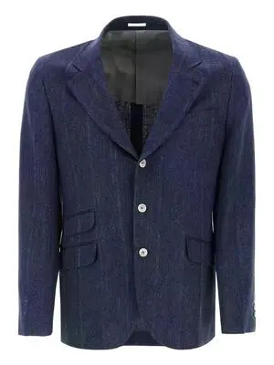 Brunello Cucinelli Notched-lapel Blazer - Blue