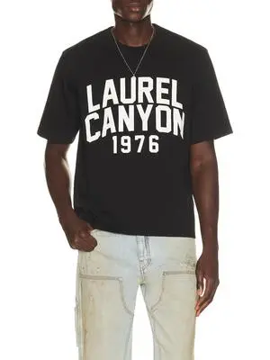 Amiri Laurel Canyon Box Tee - Black