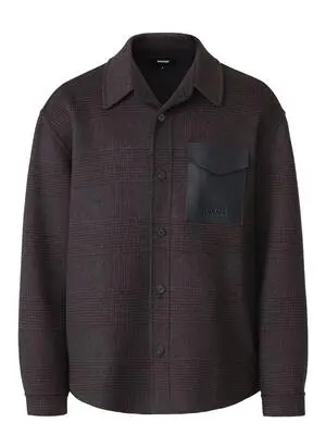 Mackage EMMANUEL-PL Shirt Jacket Navy-coffee