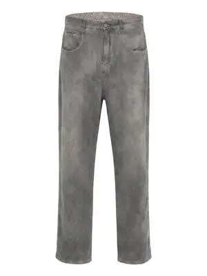 ERMANO SCERVINO Ermanno Scervino Patterned Straight Leg Jeans - Multicolor