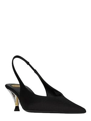 Saint Laurent Fanny Slingback Pumps - Black