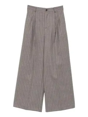 P.a.r.o.s.h P.a.r.o.s.h. Wool Pinstriped Trousers Multicolor