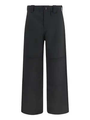 Kenzo Reinforced Virgin Wool Chino Pants - Black