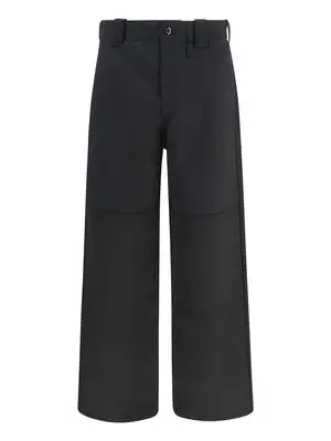 Kenzo Reinforced Virgin Wool Chino Pants - Black