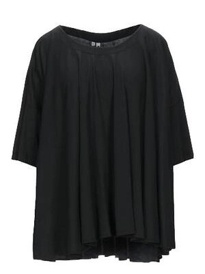 European Culture Cotton Top - Black
