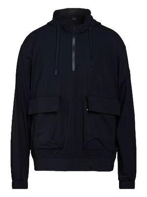 Herno Polyamide Elastane Anorak Jacket - Blue