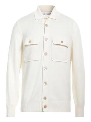 Brunello Cucinelli BRUNELLO CUCINELLI Cashmere Cardigan White