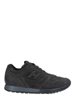Hogan Suede Effect Leather Sneakers - Grey