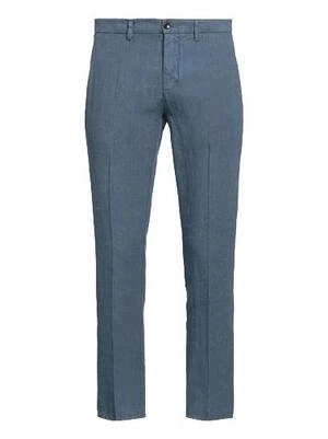 HARMONT & BLAINE Pants Turquoise Size Linen - Blue