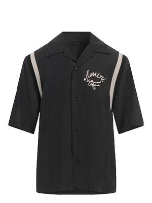 Amiri Shirt Size Viscose, Polyester, Cotton, Polyamide, Elastane - Black
