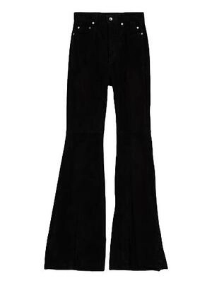 Rick Owens Pants Size Calfskin - Black